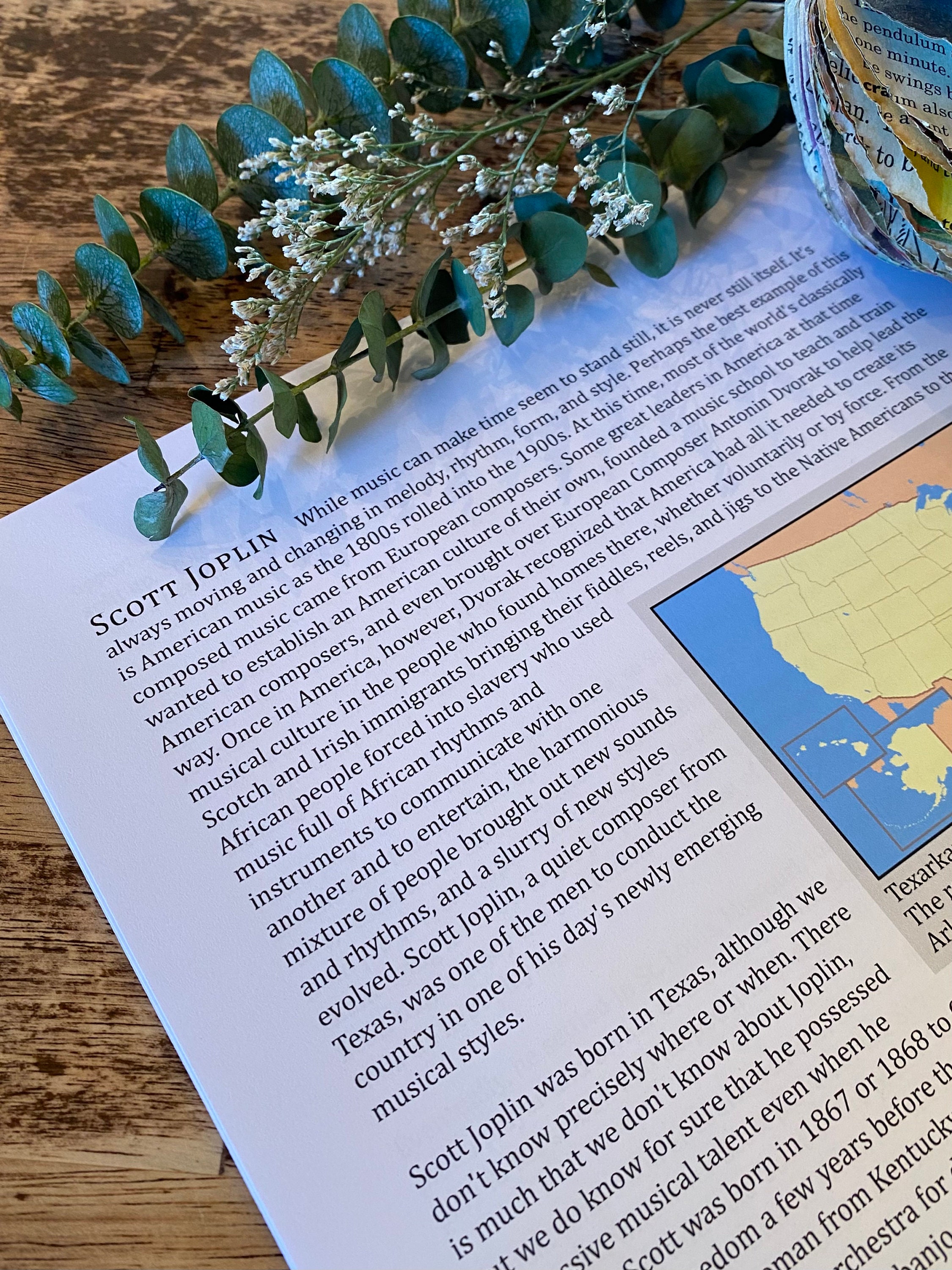 Joplin Composer Study Guide 1900s - Etsy