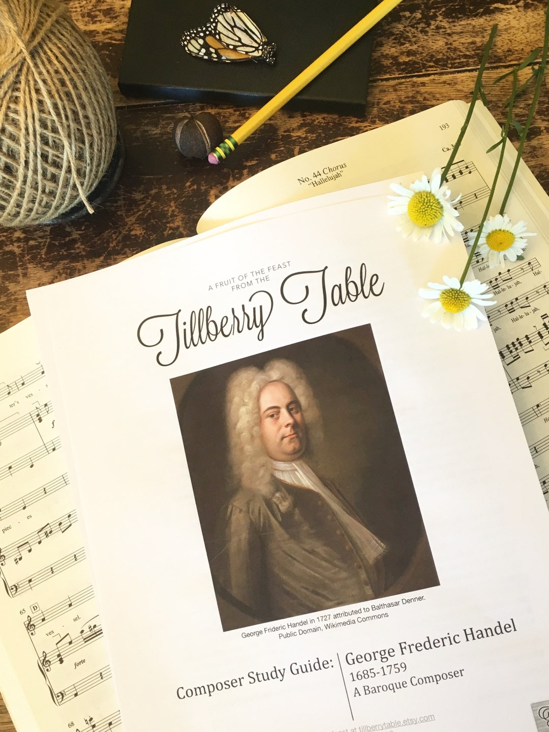 Handel Composer Study Guide 1600-1700s - Etsy