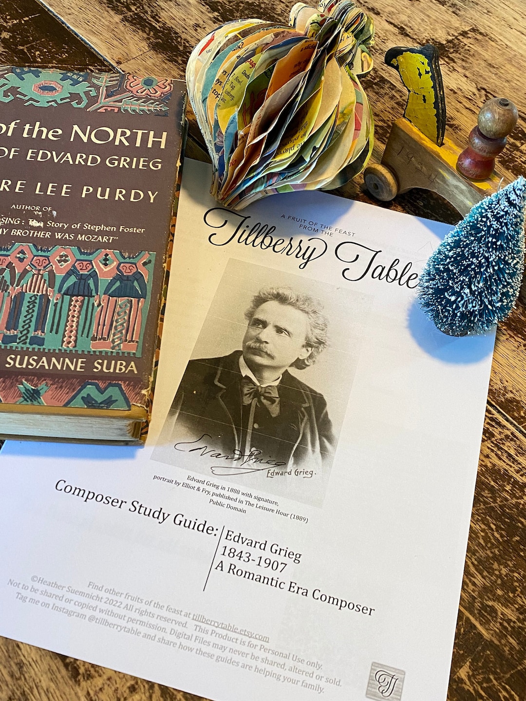 Grieg Composer Study Guide 1800s - Etsy