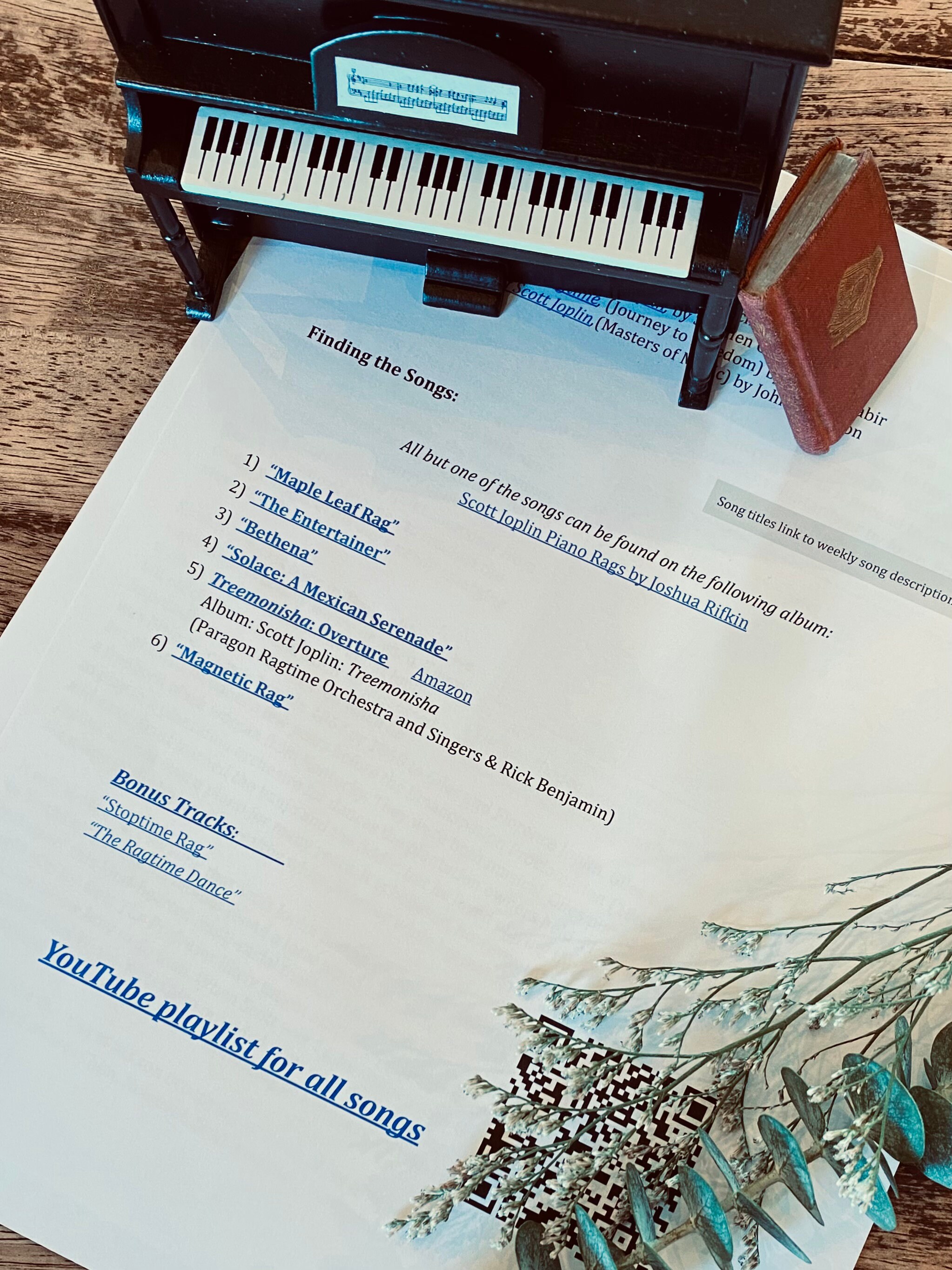 Joplin Composer Study Guide 1900s - Etsy