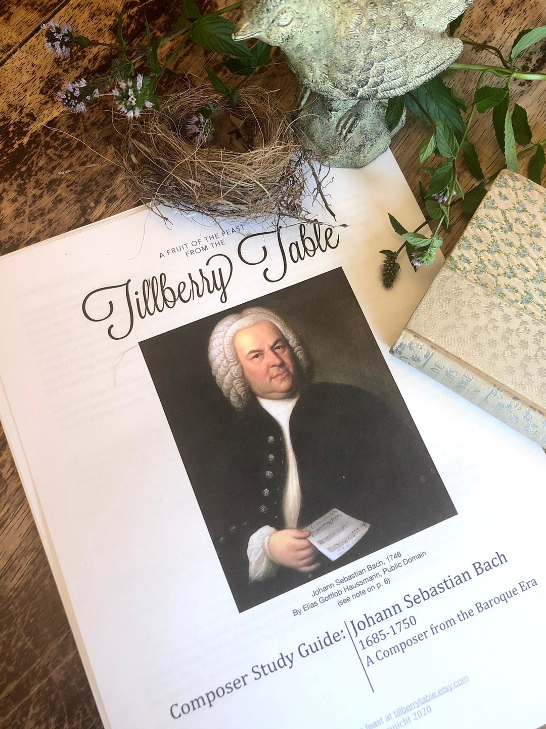 Bach Composer Study Guide 1600-1700s - Etsy