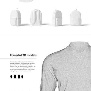 Polyester Backpack Mockup Set, Backpack Template - Etsy
