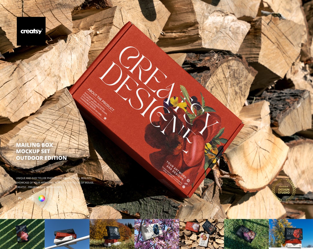 Mailing Box Mockup Set - Outdoor Edition - Etsy