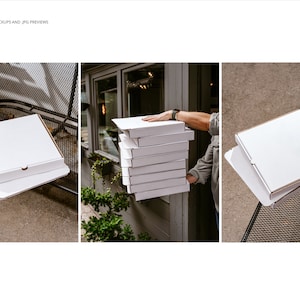 Pizza Box Mockup Set (outdoor) - Etsy