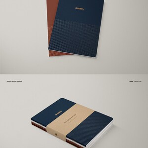 A5 Classic Notebook Mockup Set, Notebook Template, Custom Notebook ...