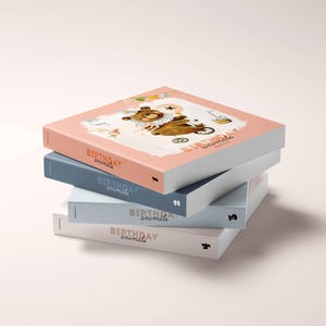 Square Board Book Mockup Set - Etsy
