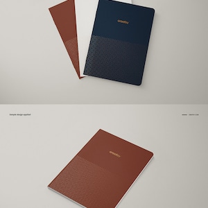 A5 Classic Notebook Mockup Set, Notebook Template, Custom Notebook ...