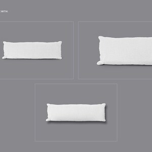 Long Pillow Mockup Set, Rectangular Pillow Mockup, Personazlized Pillow ...