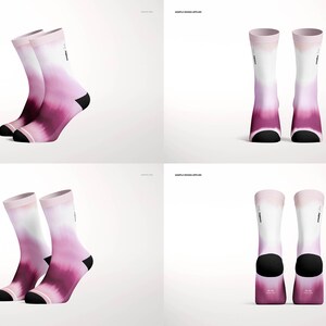 Socks Mockup Set Socks Template Sublimation Socks Blank - Etsy