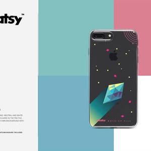 IPhone 8 Clear Case Mockup Set, Custom Phone Case Template, PSD Files ...