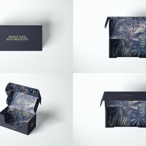 Front Tuck Mailer Box Mockup Set 2 - Etsy