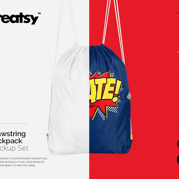 Drawstring Backpack - Etsy