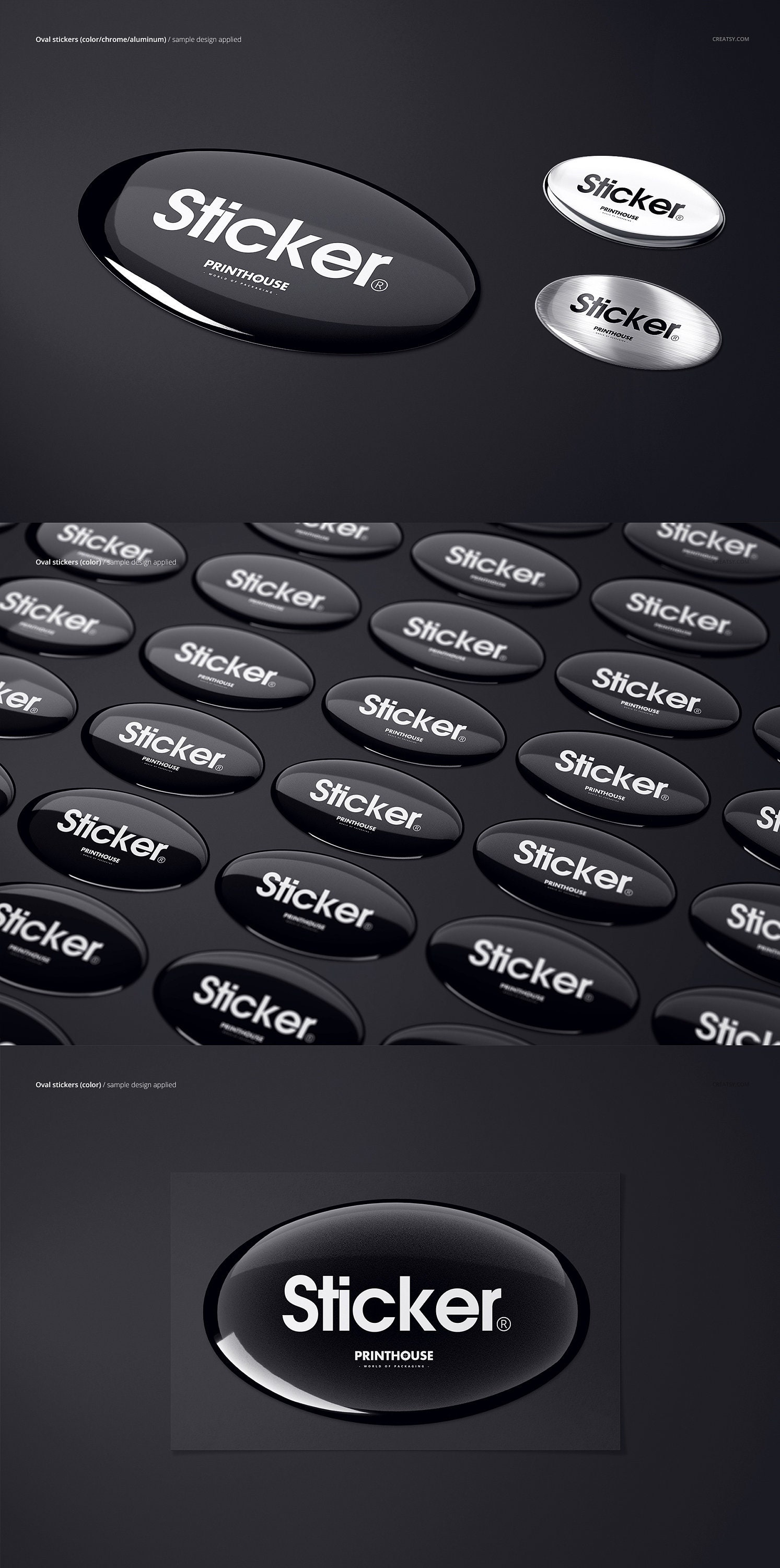 3D Epoxy Dome Stickers Mockup Set - Etsy Australia