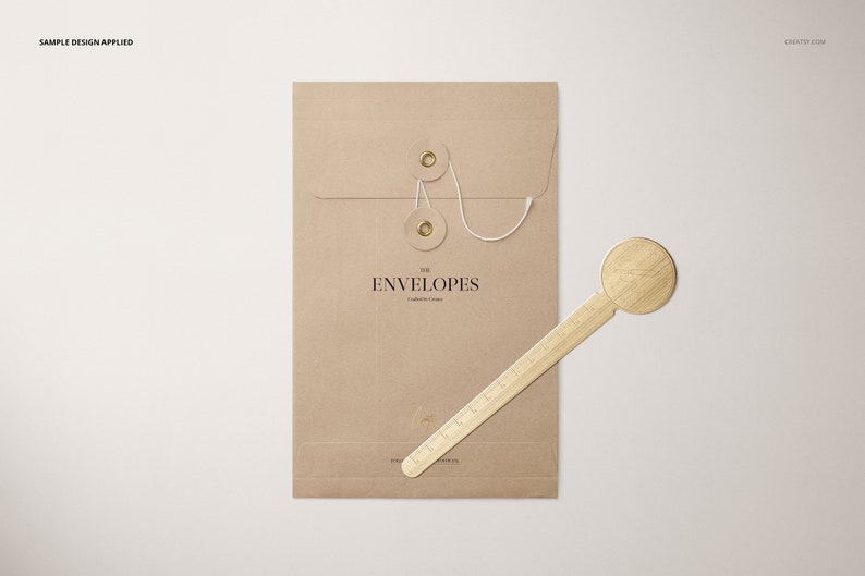 String Envelope Mockup Set - Etsy