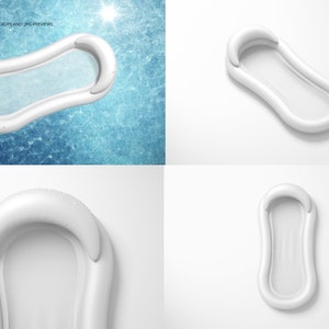 Inflatable Pool Lounger Float Mockup Set - Etsy