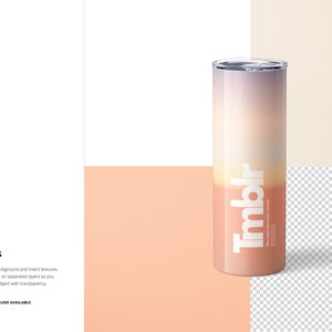 20oz Sublimation Skinny Tumbler Mockup Set - Etsy