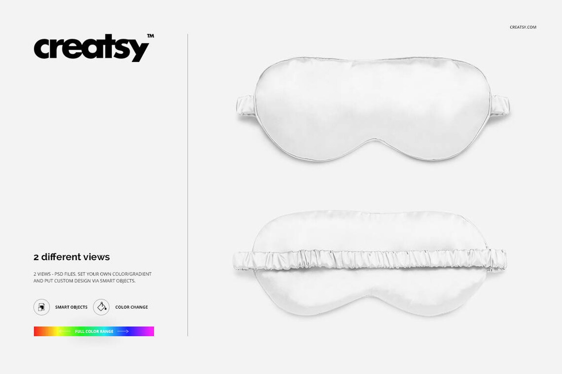 Eye Mask Mockup Setpersonalized Satin Sleeping Mask Text of | Etsy