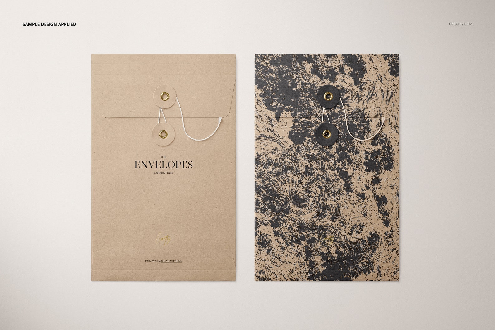 String Envelope Mockup Set - Etsy