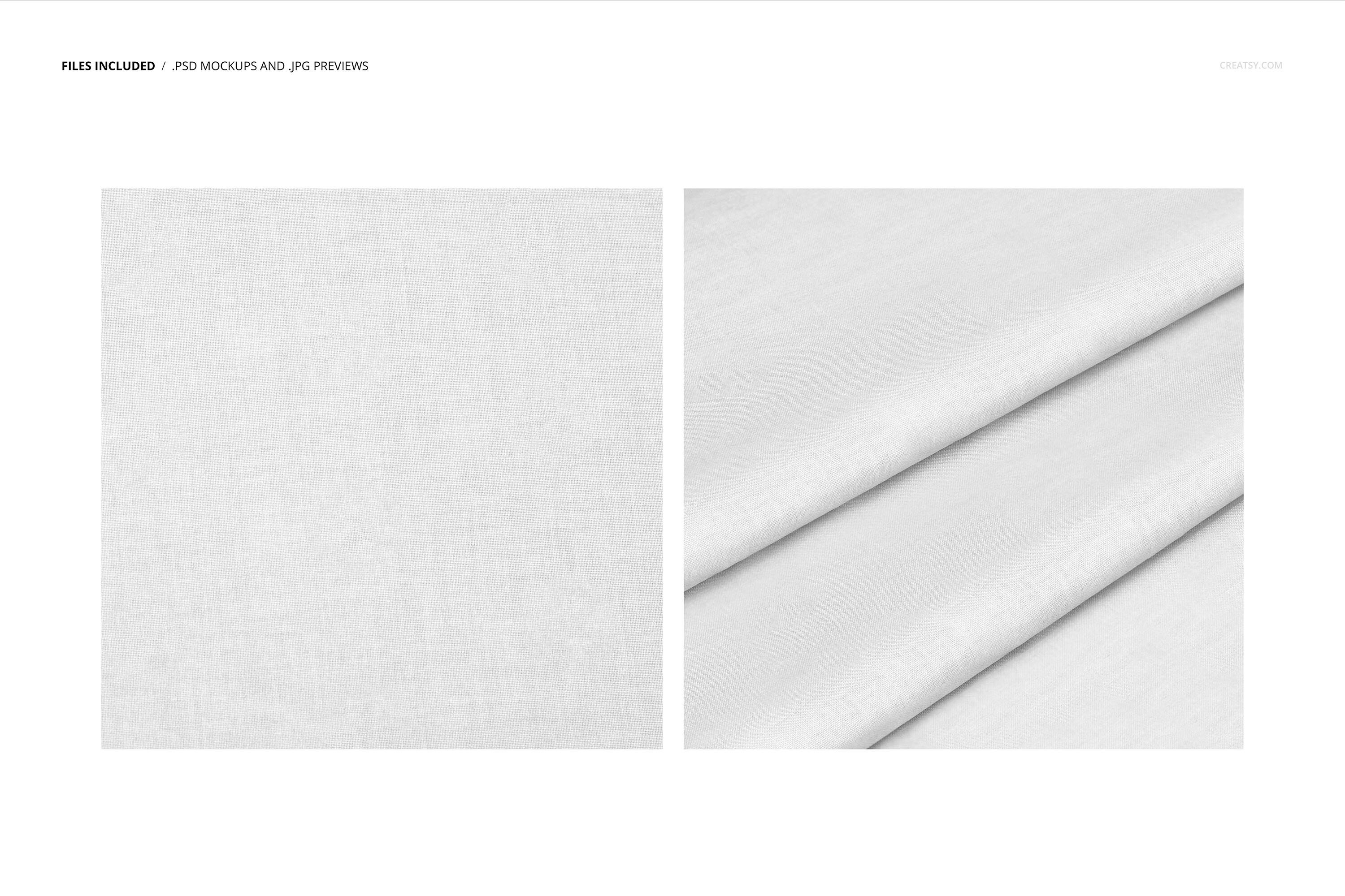 Cotton Fabric Mockup Set Cotton Mockup Cotton Stack - Etsy