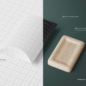 Hotel Hand Soap in Pillow Box Mockup Set - Etsy