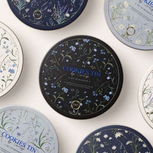 Round Cookie Tin Mockup Set 2 - Etsy