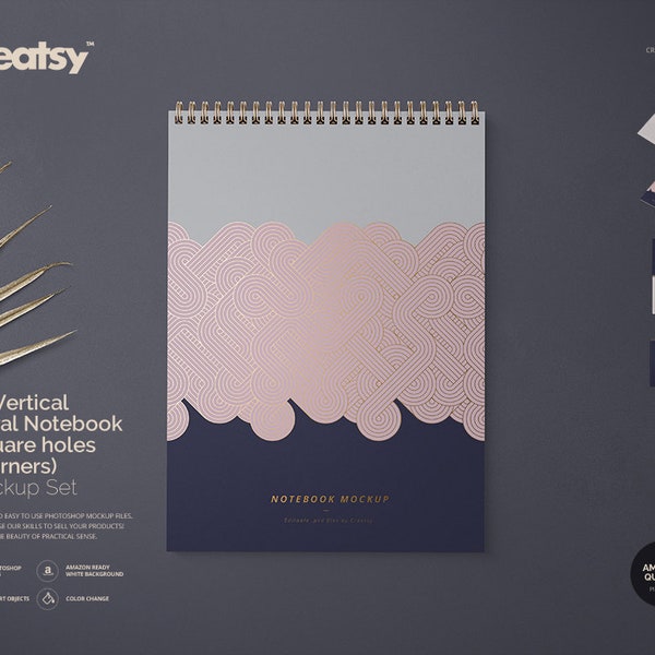 Spiral Vertical Notebook - Etsy