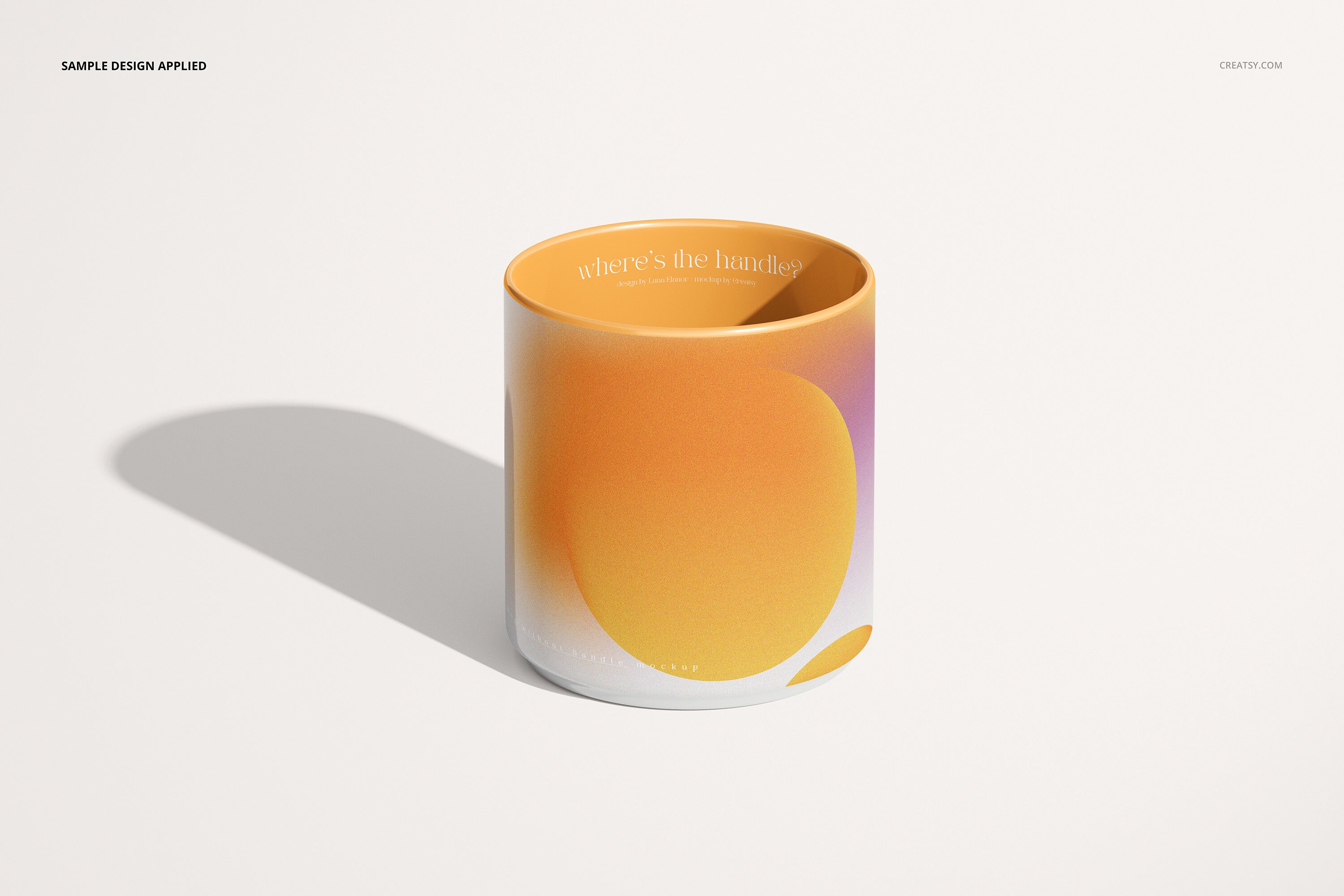 Mug Without Handle Mockup Set - Etsy