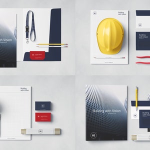 Construction Company Identity Mockup Set - Etsy