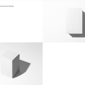 Tall Box With Sticker Mockup Set - Etsy