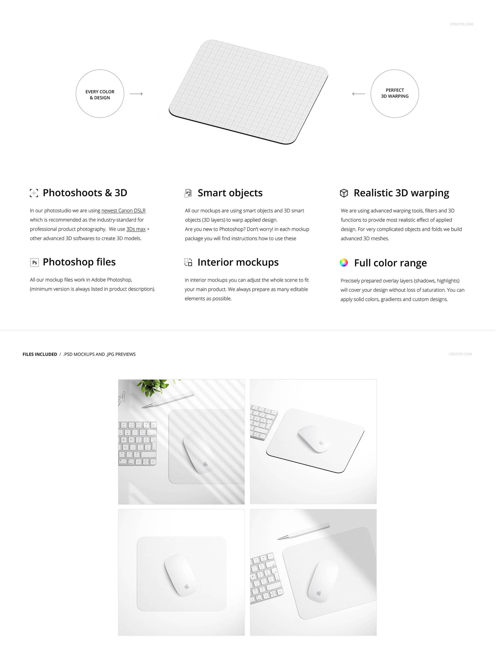 Rectangular Mouse Pad Mockup Set on Wooden Background - Etsy