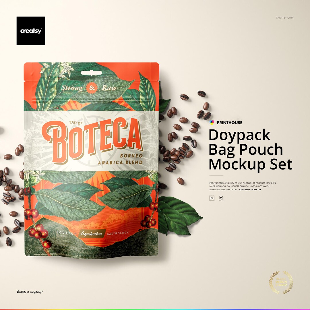 Doypack Bag Pouch Mockup Set - Etsy
