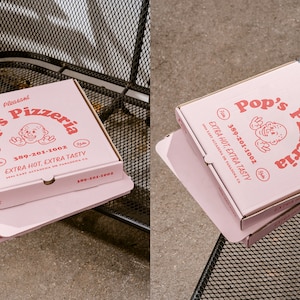 Pizza Box Mockup Set (outdoor) - Etsy