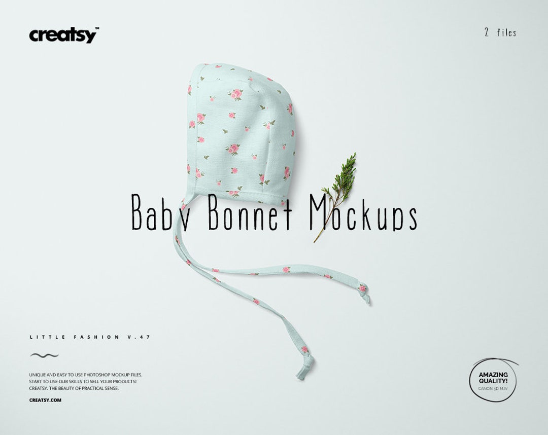 Baby Bonnet Mockup Set - Etsy