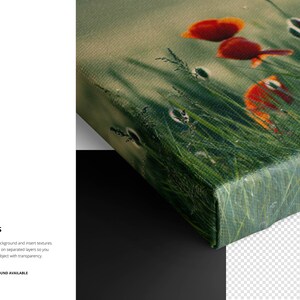 Canvas Print Closeups Mockup Bundle - Etsy