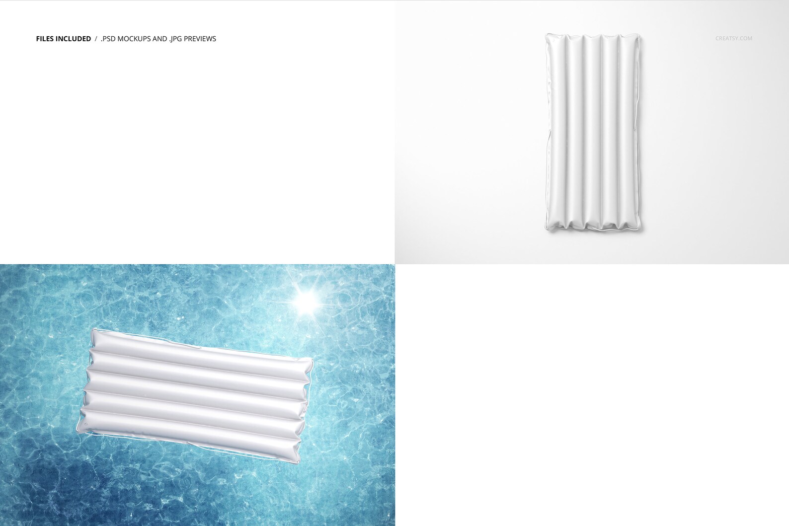 Pool Float Swimming Raft Mockup Set - Etsy