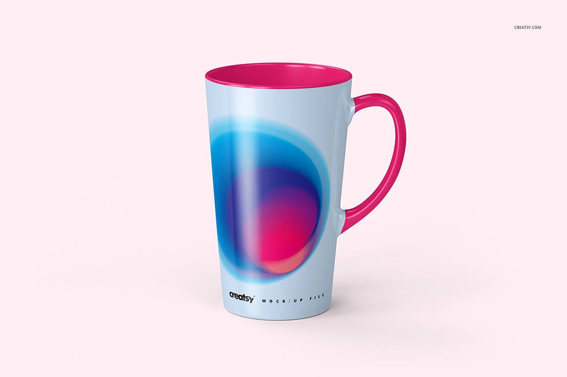 17 Oz Latte Mug Mockup Set For Sublimation 17oz Custom Tall Etsy