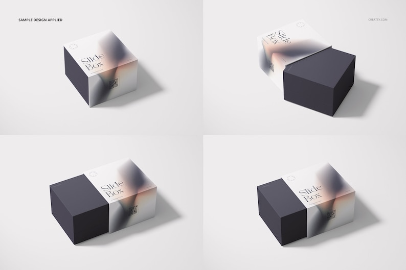 Slide Box Mockup Set - Etsy