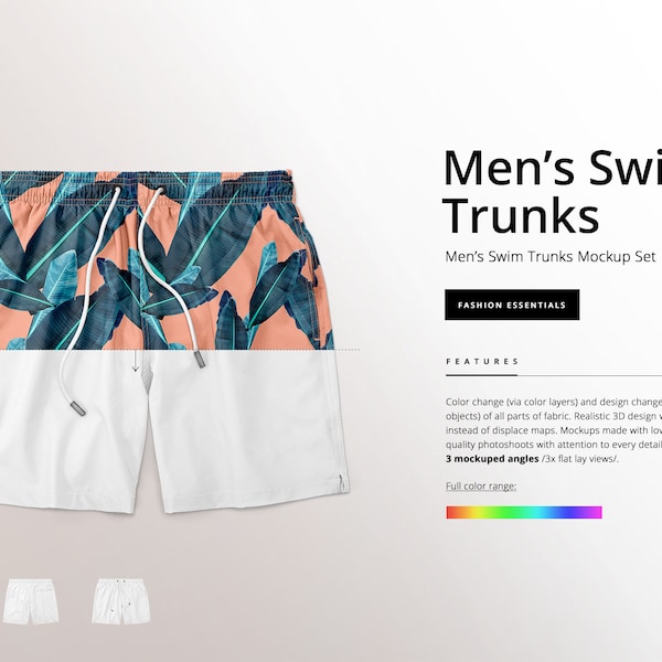 Mens Swim Trunks Pattern - Etsy