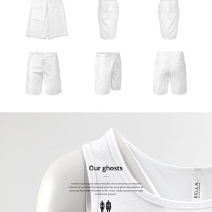 Mens Polyester Shorts Mockup Set, Shorts Template, Custom Shorts, Golf ...