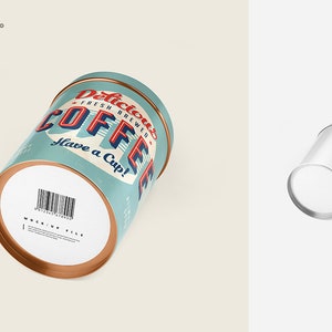 Metal Canister Mockup Set, Canister Template, Personalized Canister ...