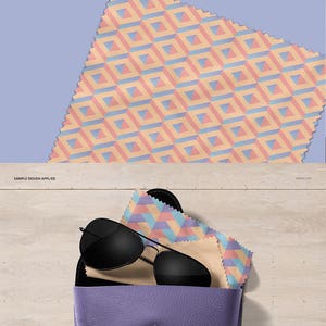 Microfiber Glasses Cleaning Cloth Mockup Set (PSD) - Etsy
