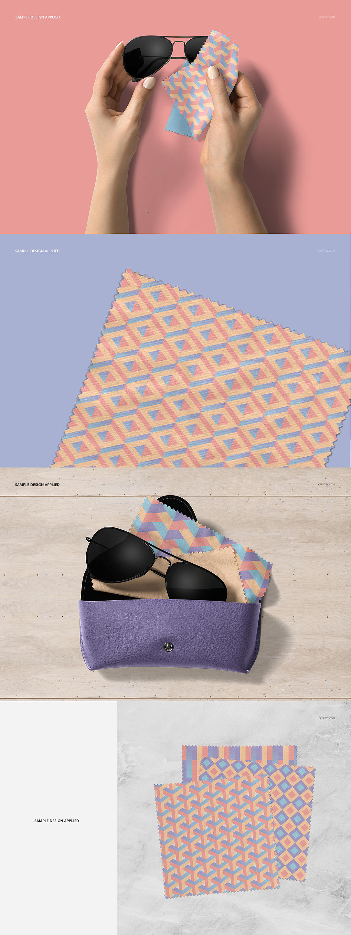 Microfiber Glasses Cleaning Cloth Mockup Set (PSD) - Etsy