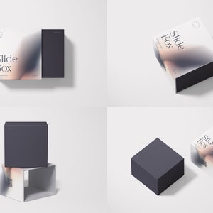 Slide Box Mockup Set - Etsy