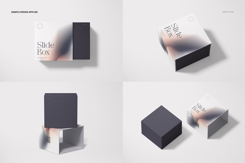 Slide Box Mockup Set - Etsy