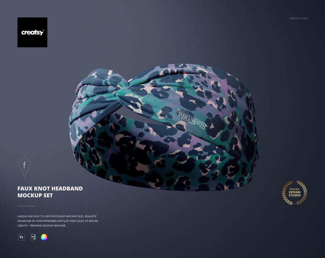 Faux Knot Headband Mockup Set - Etsy