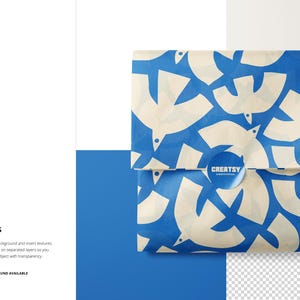 Wrapped Tissue Paper Package With Sticker Mockup - Etsy