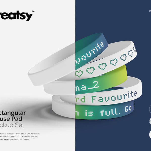 Silicone Wristband Template Etsy
