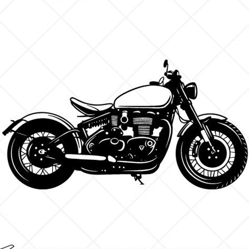 Motorcycle Svg - Etsy