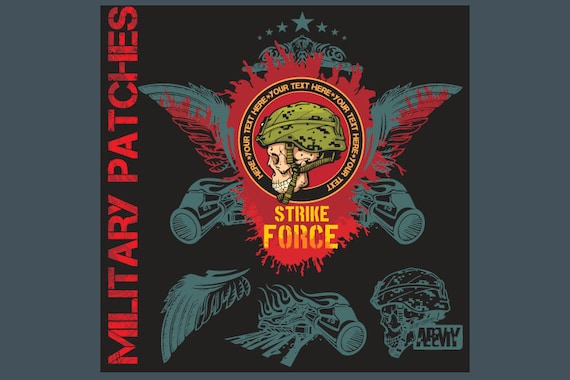 MILITARY Special Forces Patch Set Clipart-vector Clip Art - Etsy