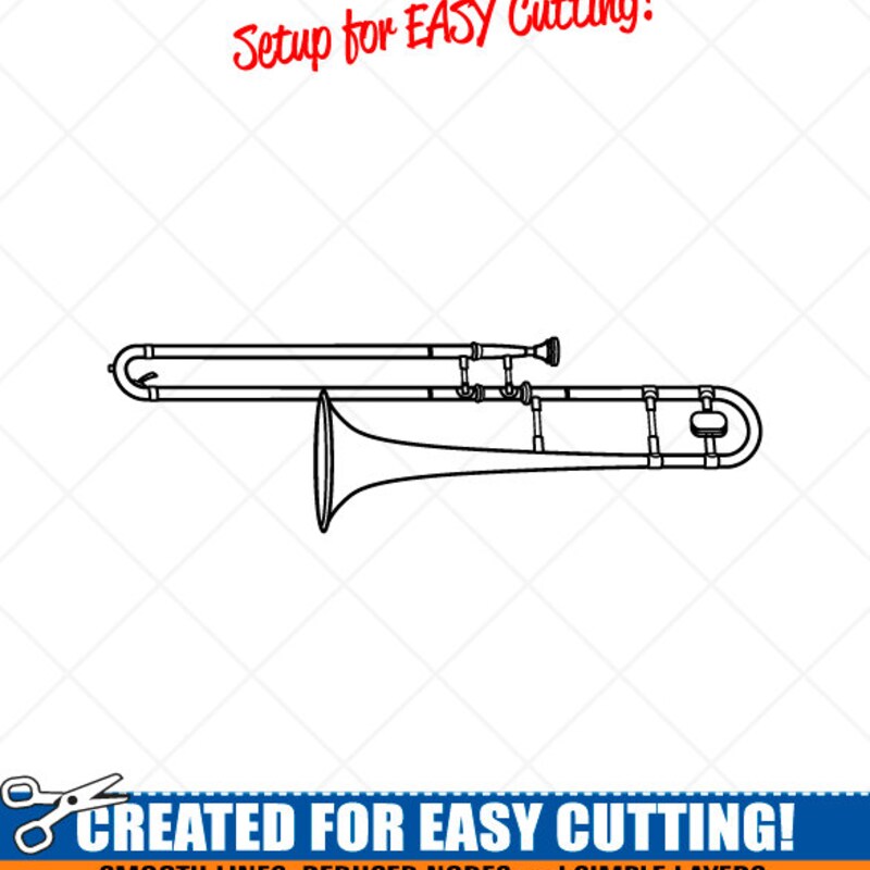 Trombone Svg - Etsy
